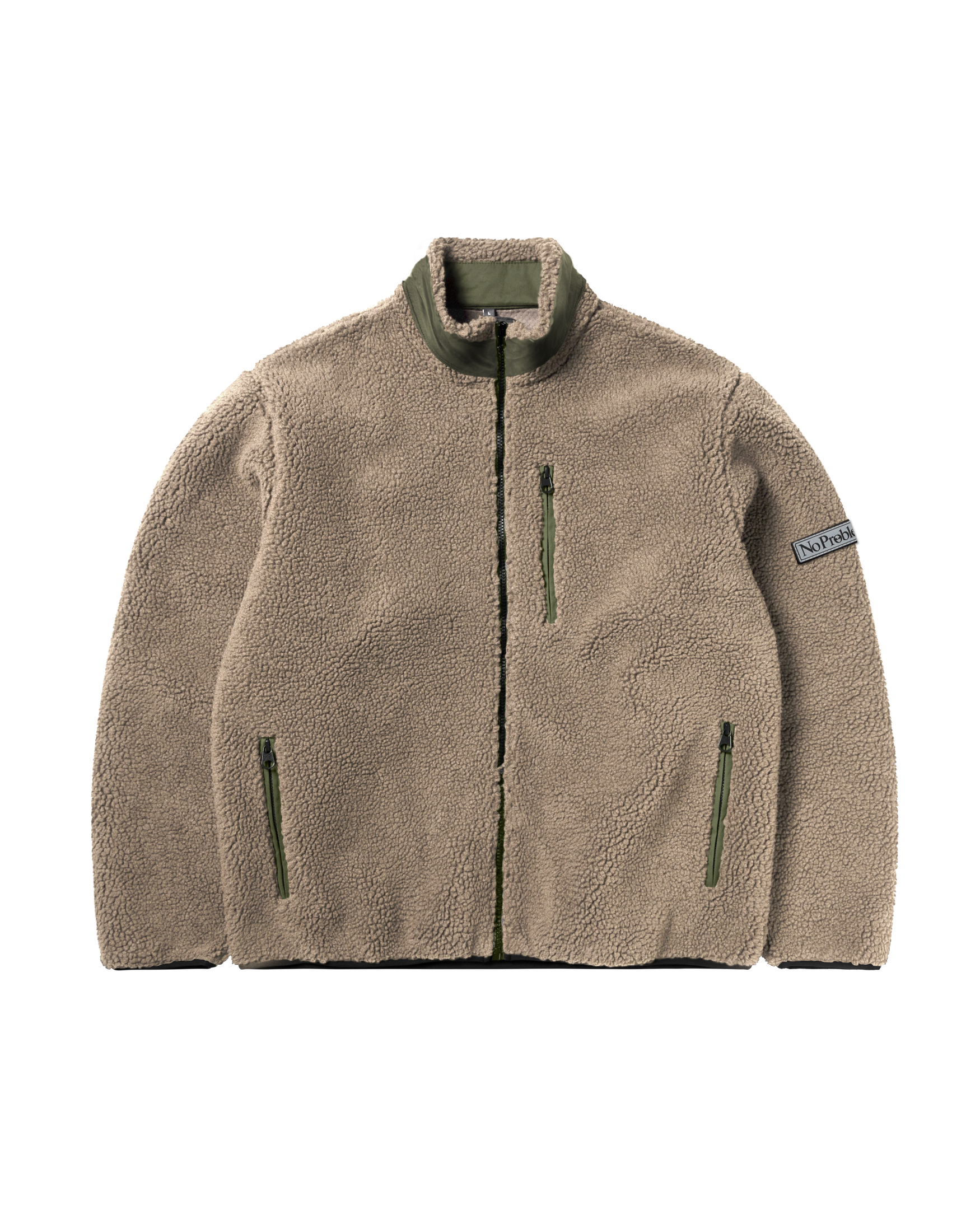 NP Forest Heavy Fleece Jacket Ecru – Aries