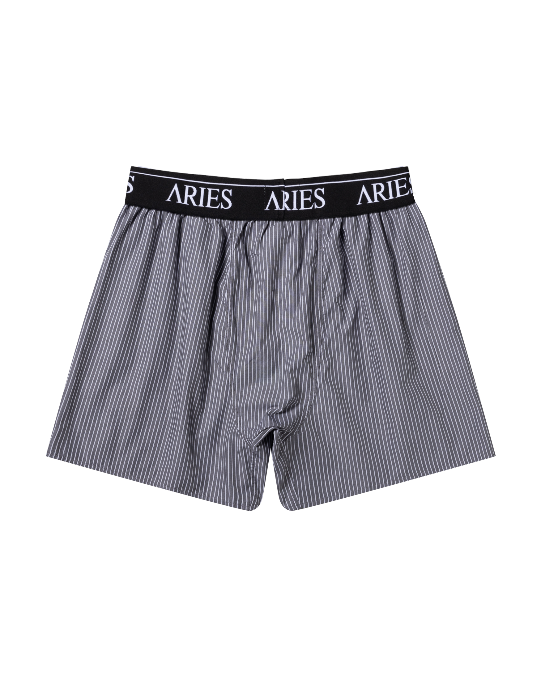 Stripe Poplin Classic Boxer Shorts Grey – Aries