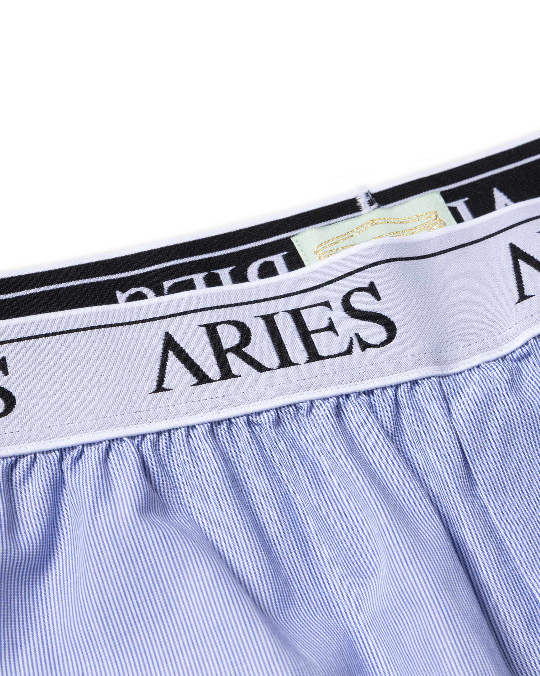 Stripe Poplin Classic Boxer Shorts Blue – Aries