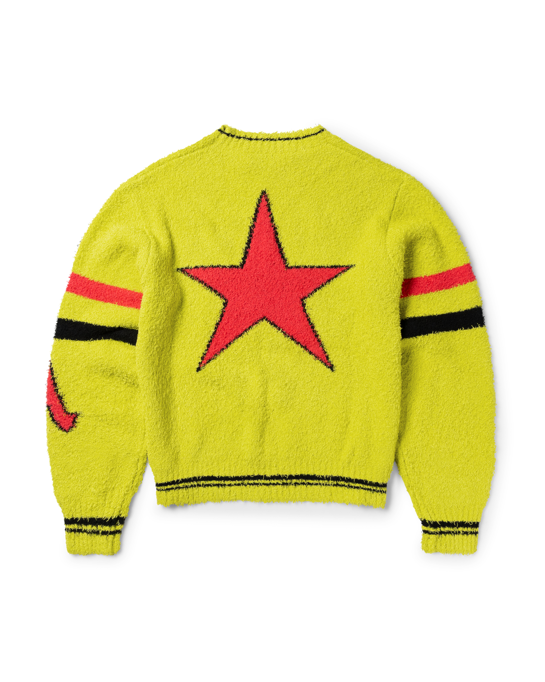 Acid Boucle Knit Crew Yellow – Aries