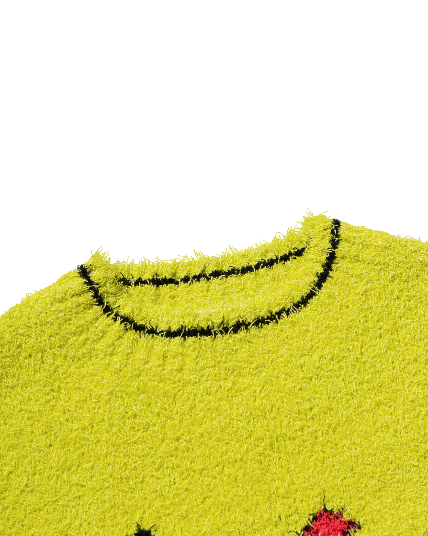 Acid Boucle Knit Crew Yellow – Aries