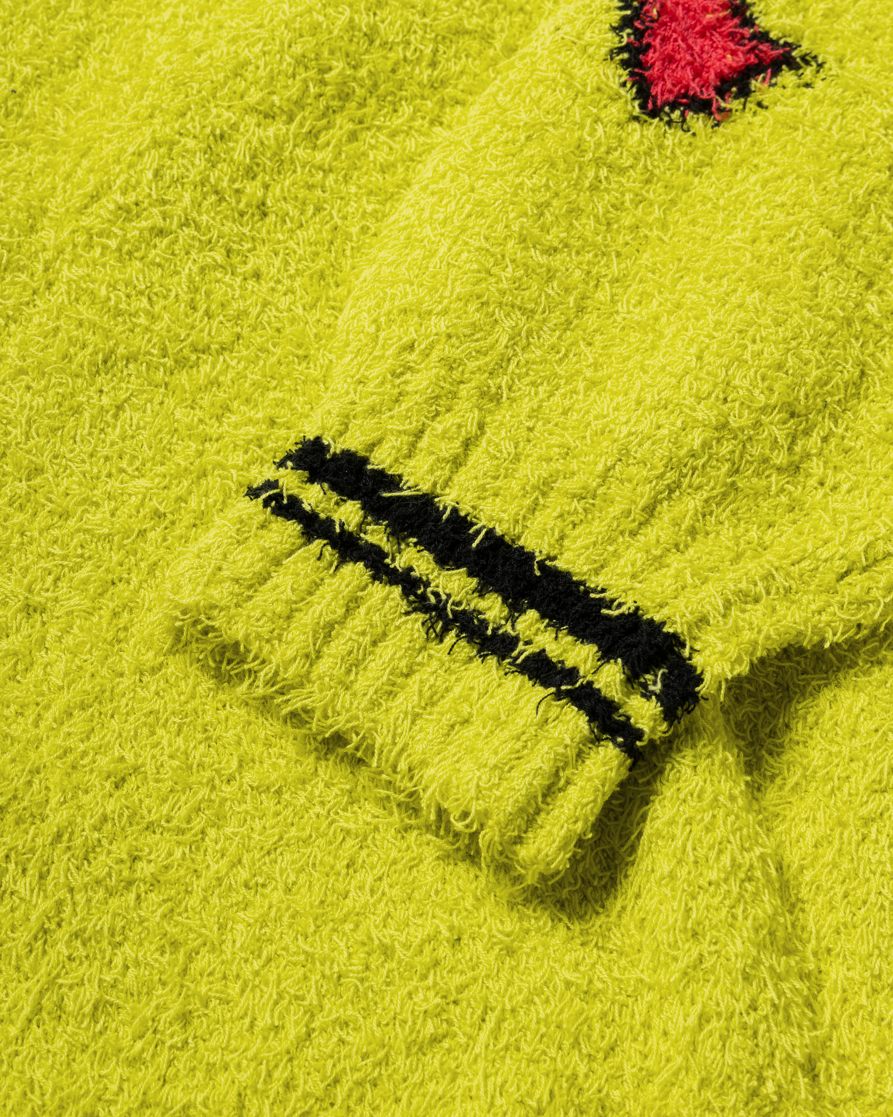 Acid Boucle Knit Crew Yellow – Aries