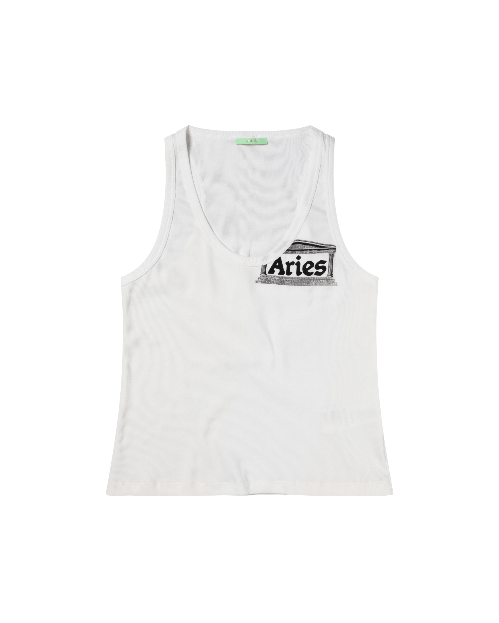Ancient Temple Dad Vest Off White – Aries