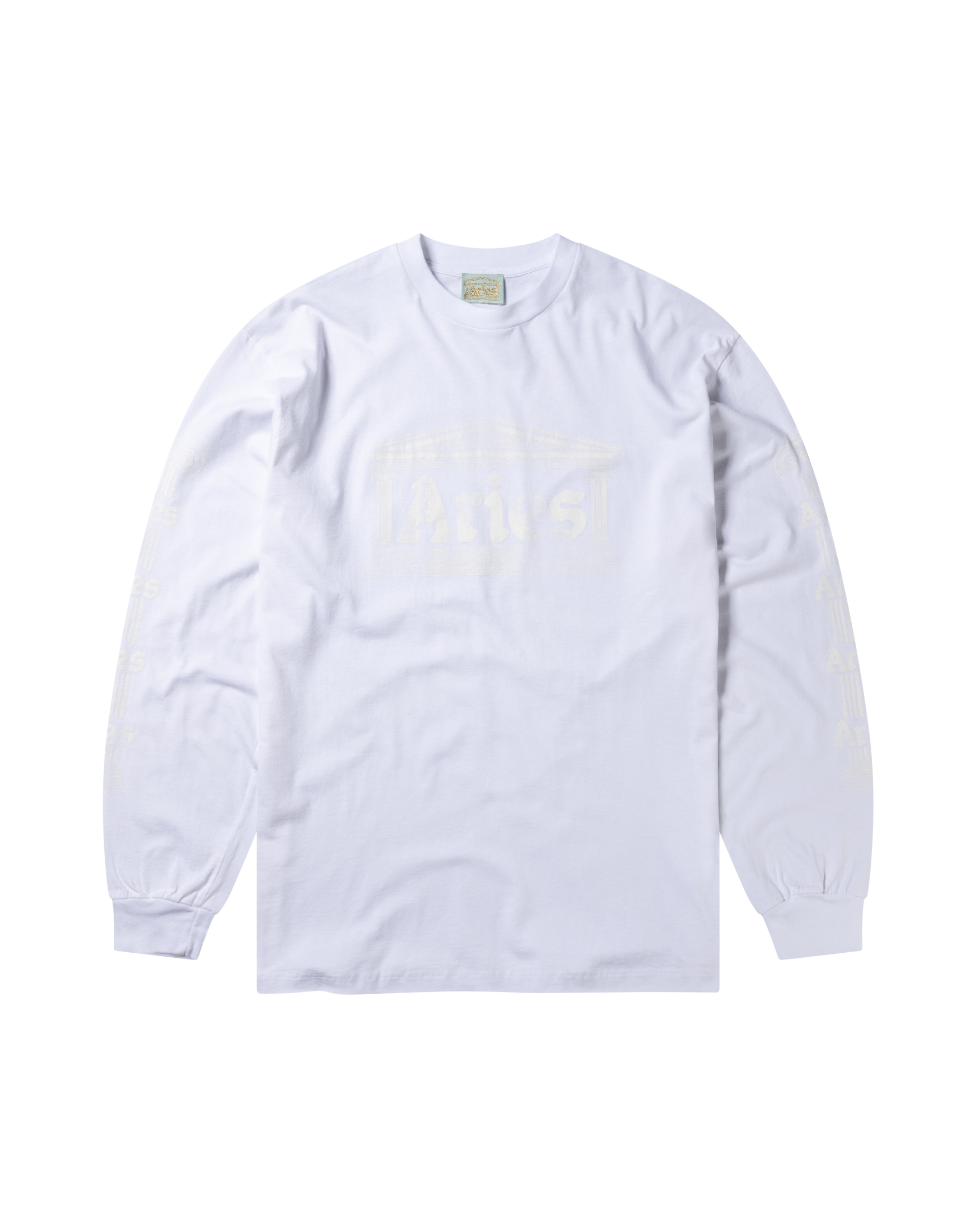 Ancient Temple LS Tee White – Aries
