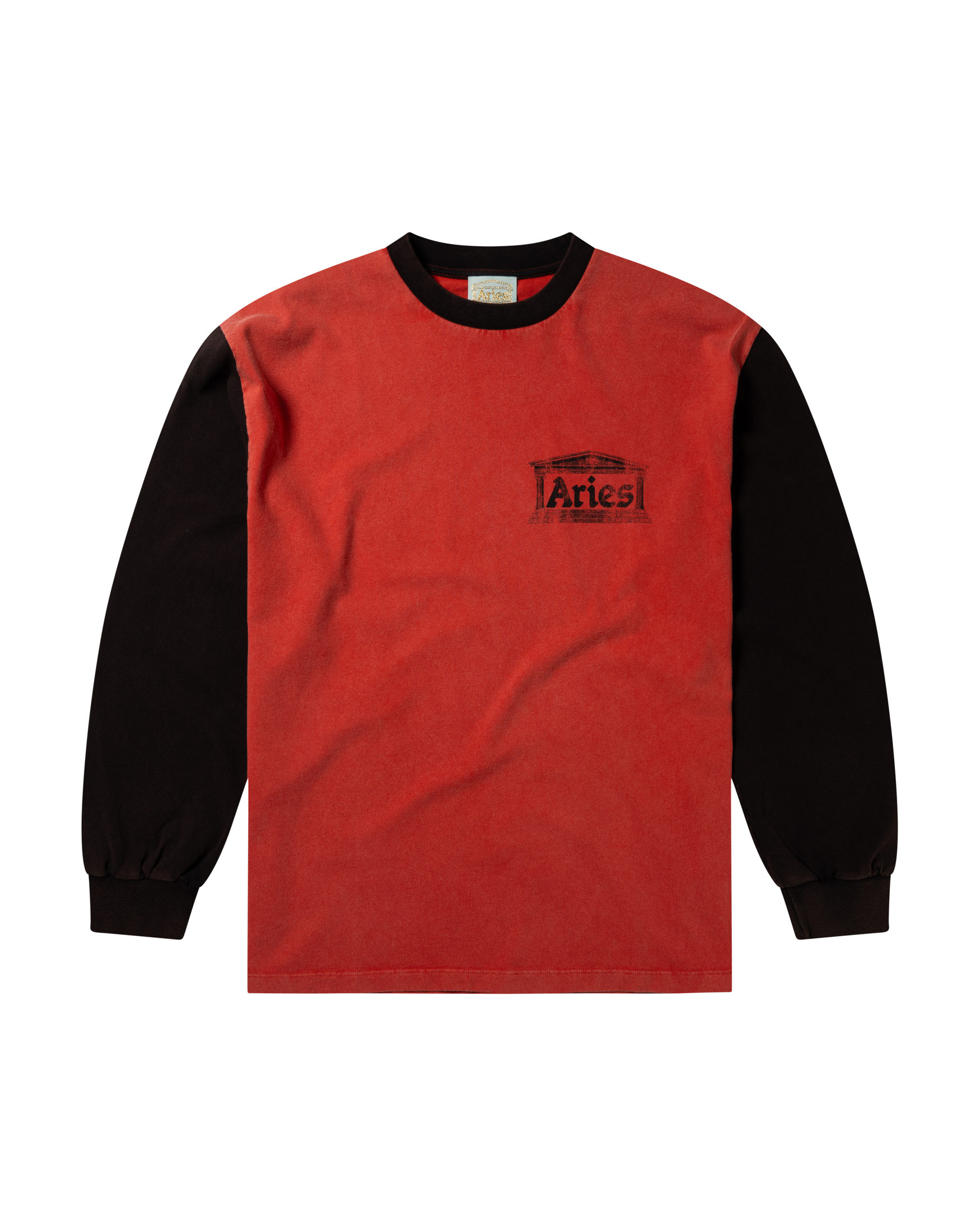 Aged Colour Block Ancient Temple LS Tee Multi – Aries