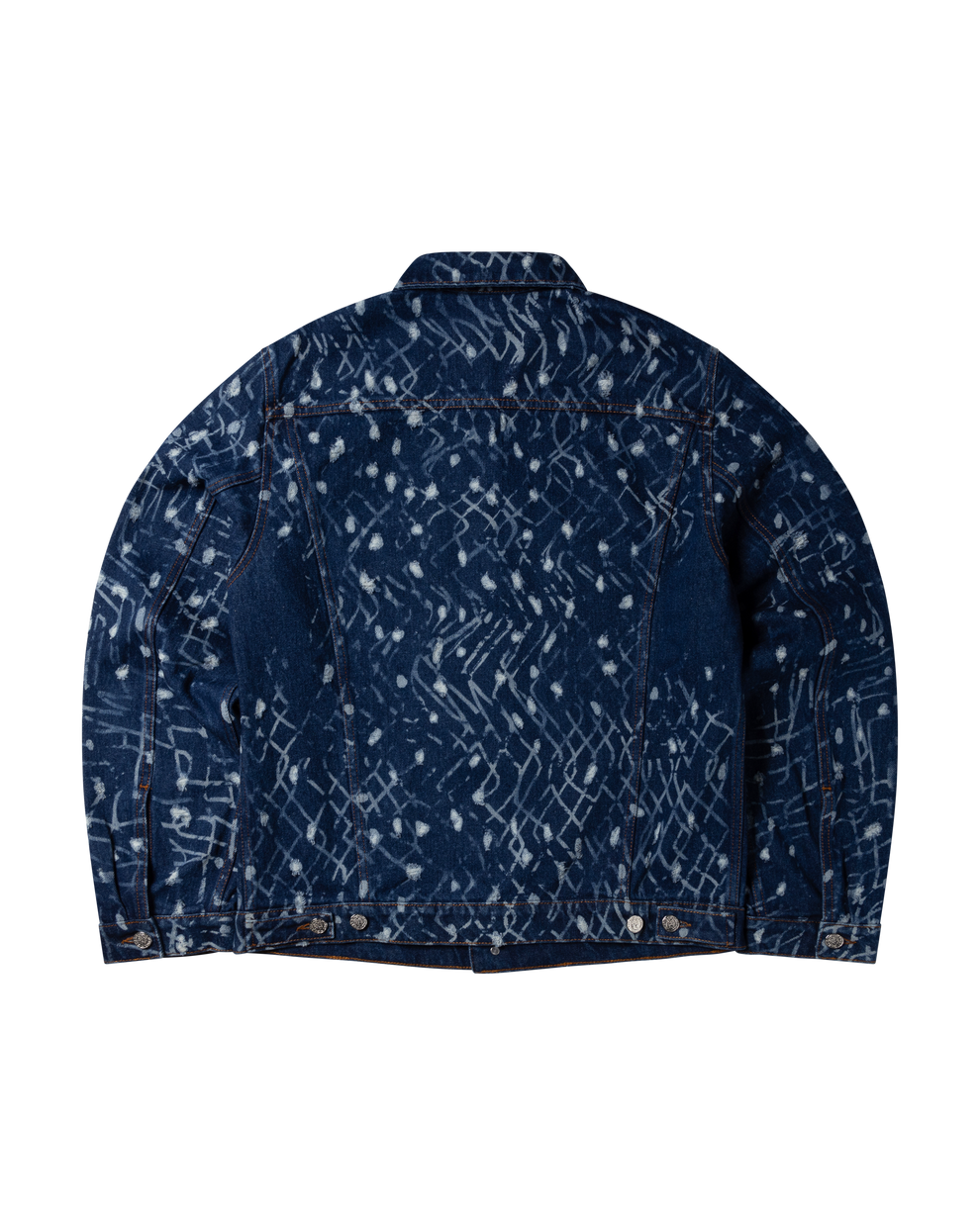 Laser Chain Mail Trucker Jacket Indigo – Aries