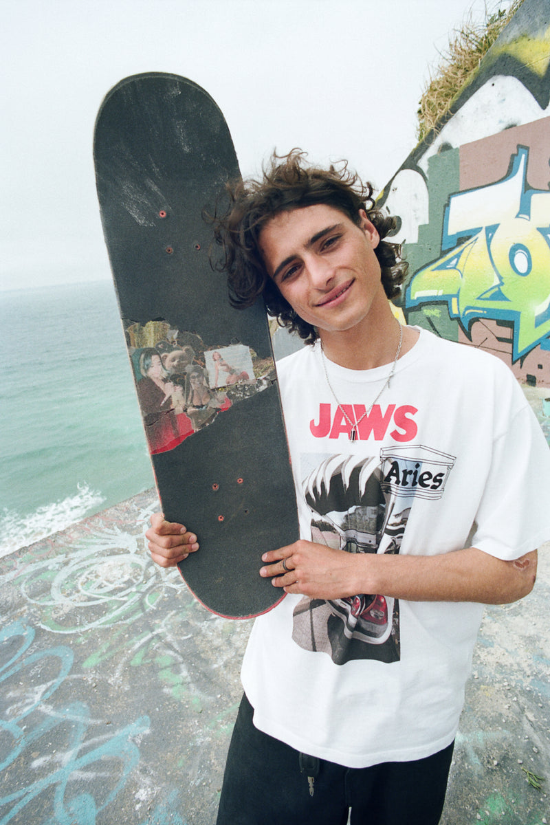 David Ledoux Jaws Tee White – Aries